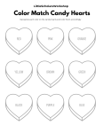 Candy Hearts Color Match Worksheet – Little Scholars Workshop