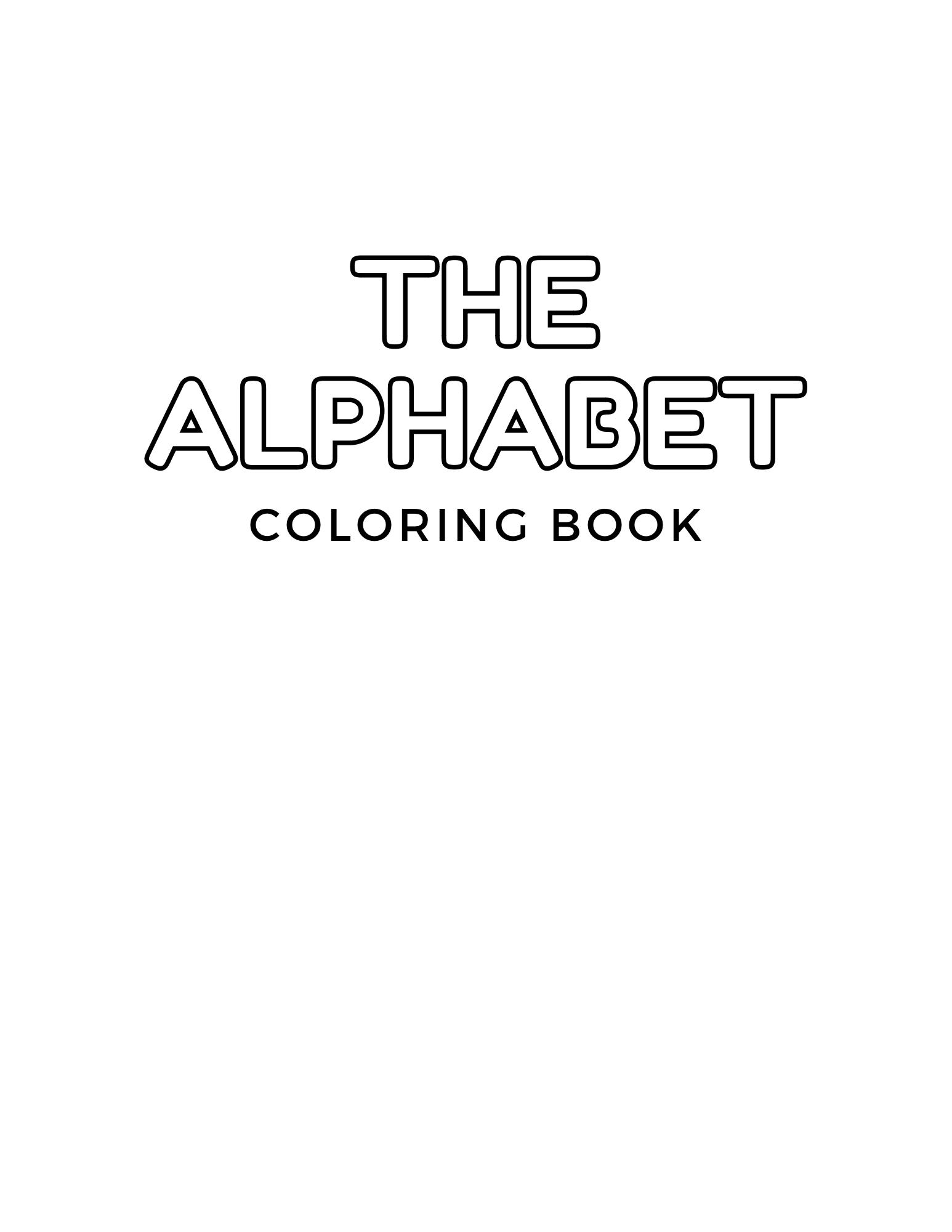 The Alphabet Coloring Book Arabic and English Translation – Little ...